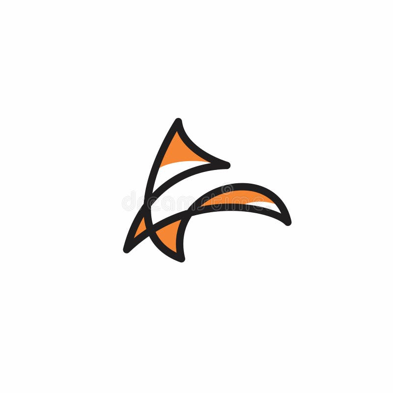 Abstract Line Fox Vector Illustration. Fox Logo Design Stock Vector ...