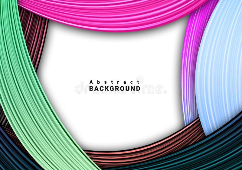Abstract line frame stock illustration. Illustration of artistic ...