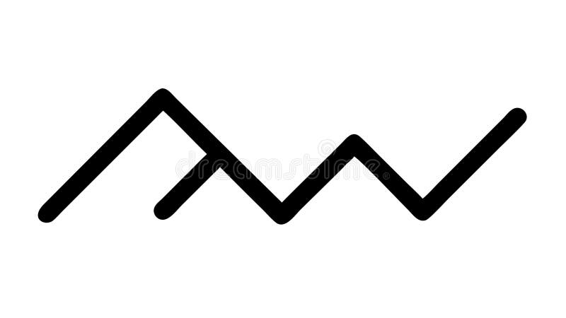 Abstract Line Graph Outline Vector, Data Analysis, Vector Design ...