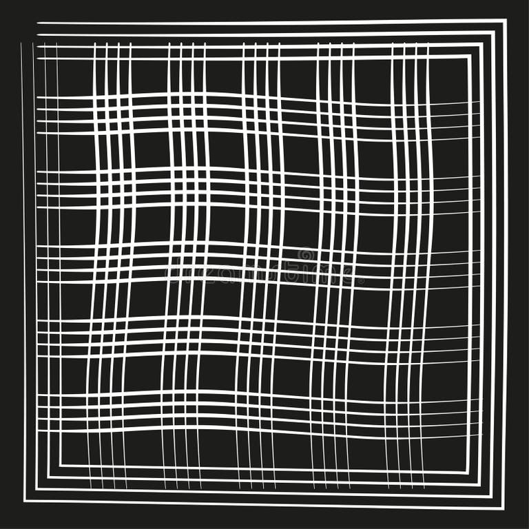 Abstract Line Grid. Geometric Pattern Texture. Intersecting Vector ...