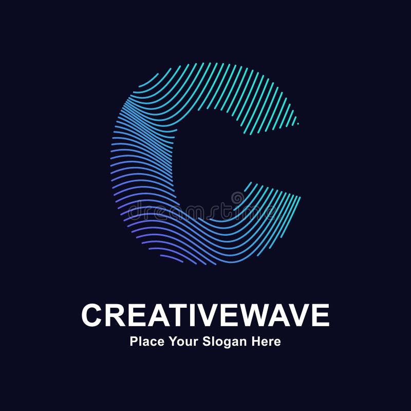Letter C Wave Stock Illustrations – 1,000 Letter C Wave Stock ...