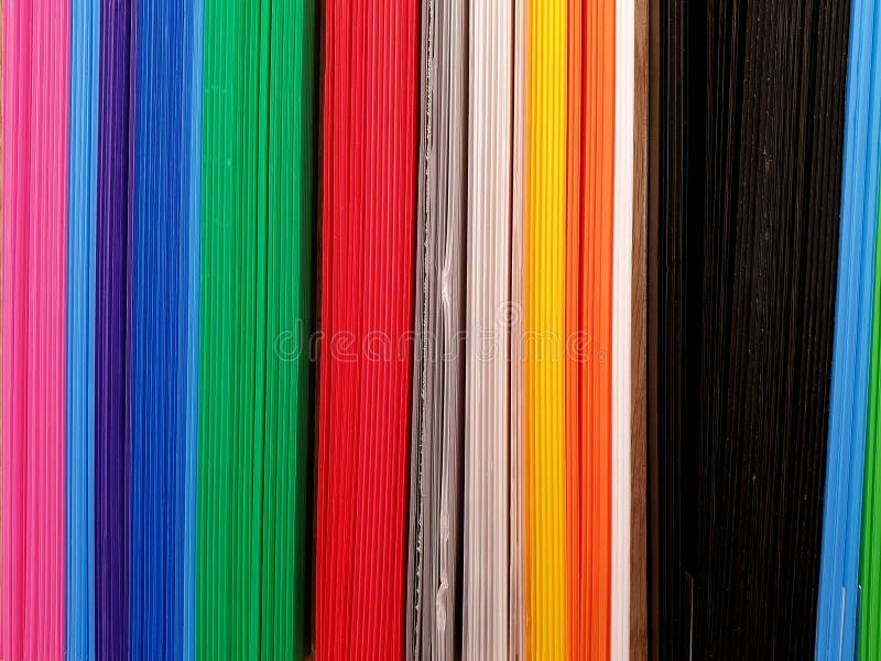 Abstract Line and Multicolor Stock Image - Image of green, purple ...