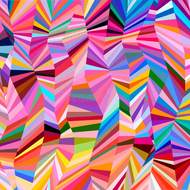 Abstract Line Multicolor Background Stock Vector - Illustration of ...