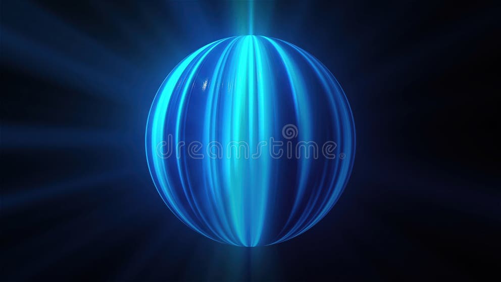 Abstract line orb stock illustration. Illustration of light - 305301701