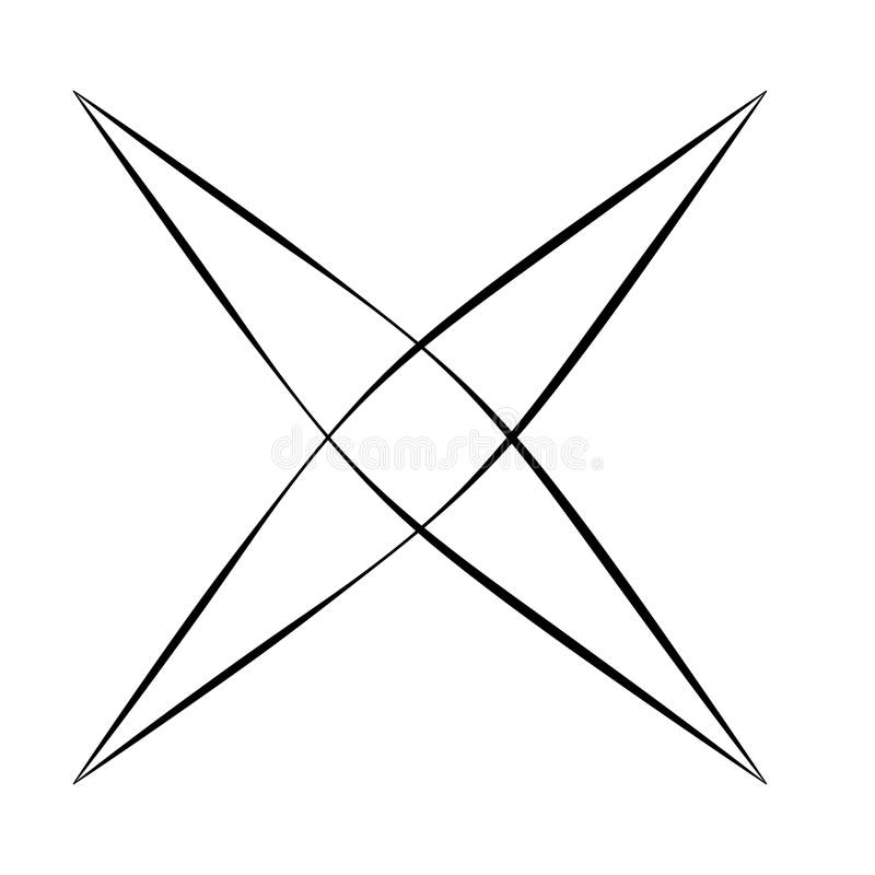 Abstract Line Shape. Creative Motif, Mandala Design Element Stock ...