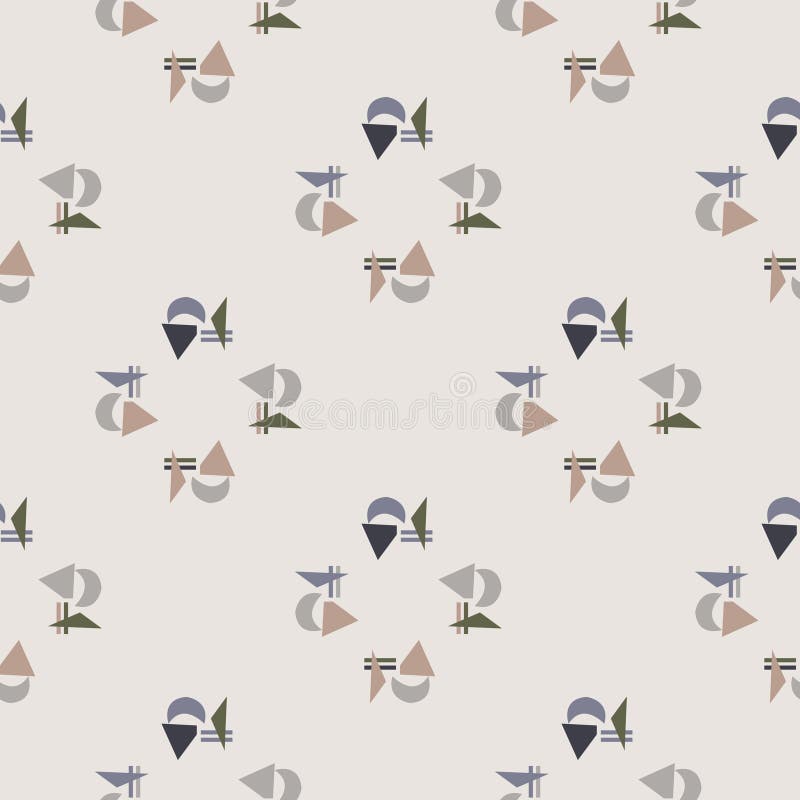 Abstract Line Shape Geometric Motif Basic Pattern Stock Vector ...