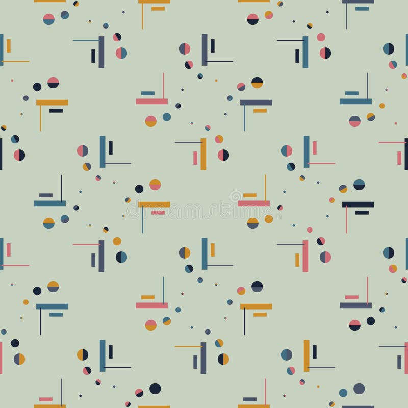 Abstract Line Shape Geometric Motif Basic Pattern Stock Vector ...