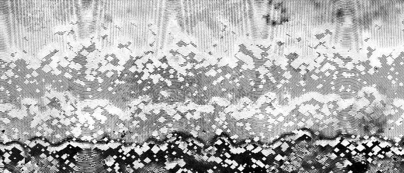 Abstract Line Texture in Abstract Geometric Shapes in Black and White ...