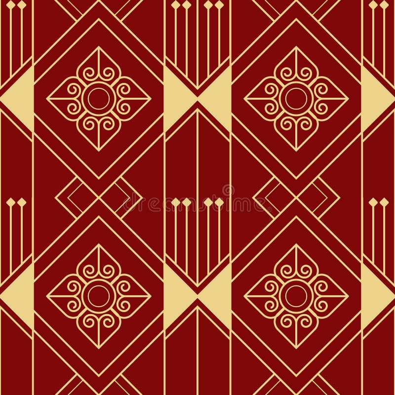Abstract Line Thai Geometric Pattern Vector Stock Illustrations – 2,352 ...
