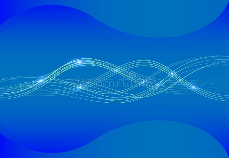 Abstract Energy of a Wave Line Stock Vector - Illustration of motion ...