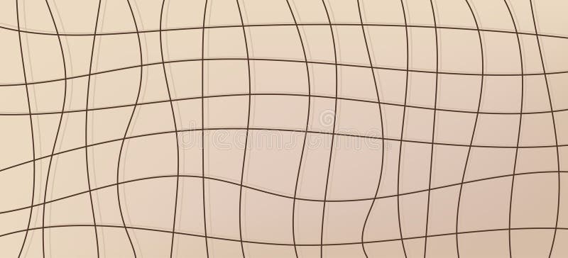 Abstract Line Wavy Grid Background. Retro Pattern in Y2k Style Stock ...