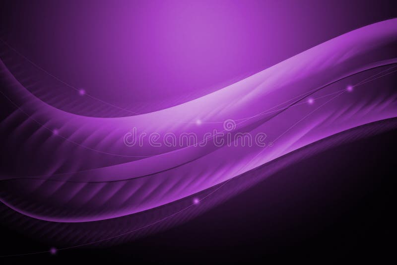 Abstract Line and Wavy Purple Background Stock Illustration ...
