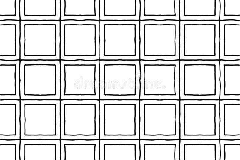 Abstract Line Work Pattern Hand Drawn Crisscross Triple Style Lines and ...