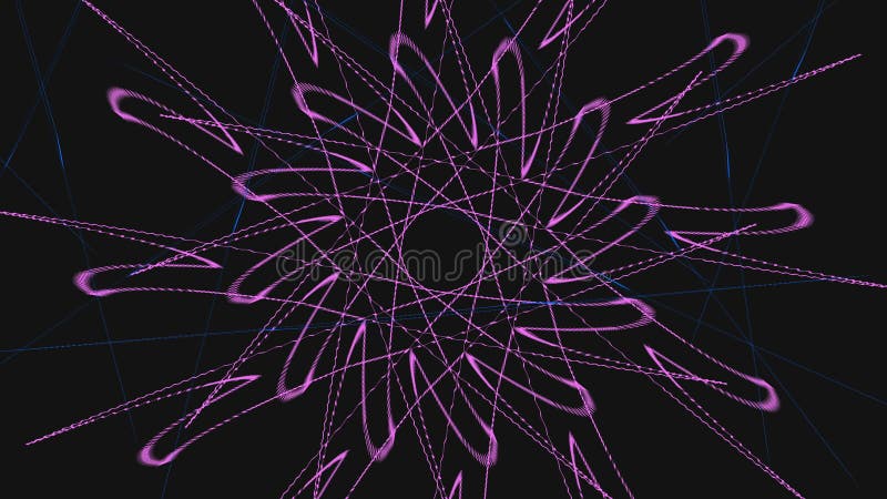 Abstract Linear Animated Background with Cyclic Repetition. Stock Video ...