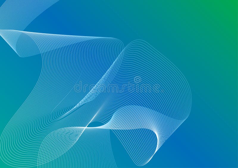 Abstract Linear Blue 2 stock vector. Illustration of linear - 6997722