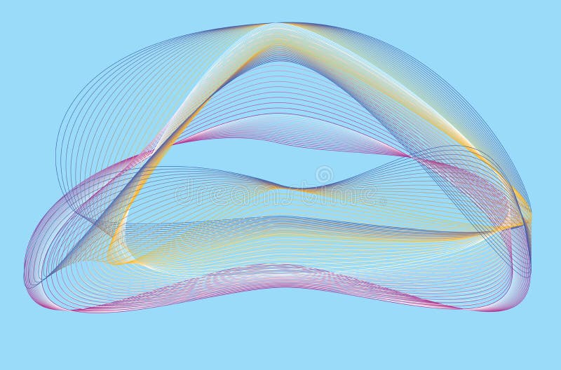 Abstract Linear Colorful Background Stock Vector - Illustration of ...