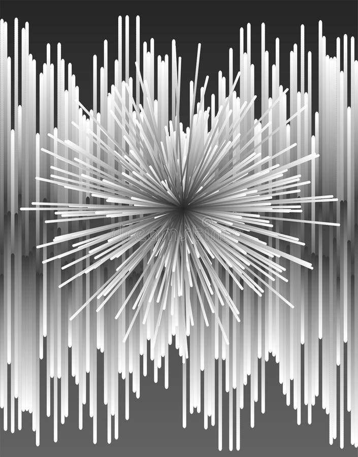 Linear Gray Abstract Background Stock Illustration - Illustration of ...