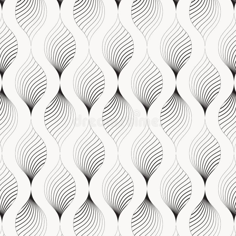 Abstract Linear Leaf or Flower on Garland Pattern. Pattern is Clean for ...