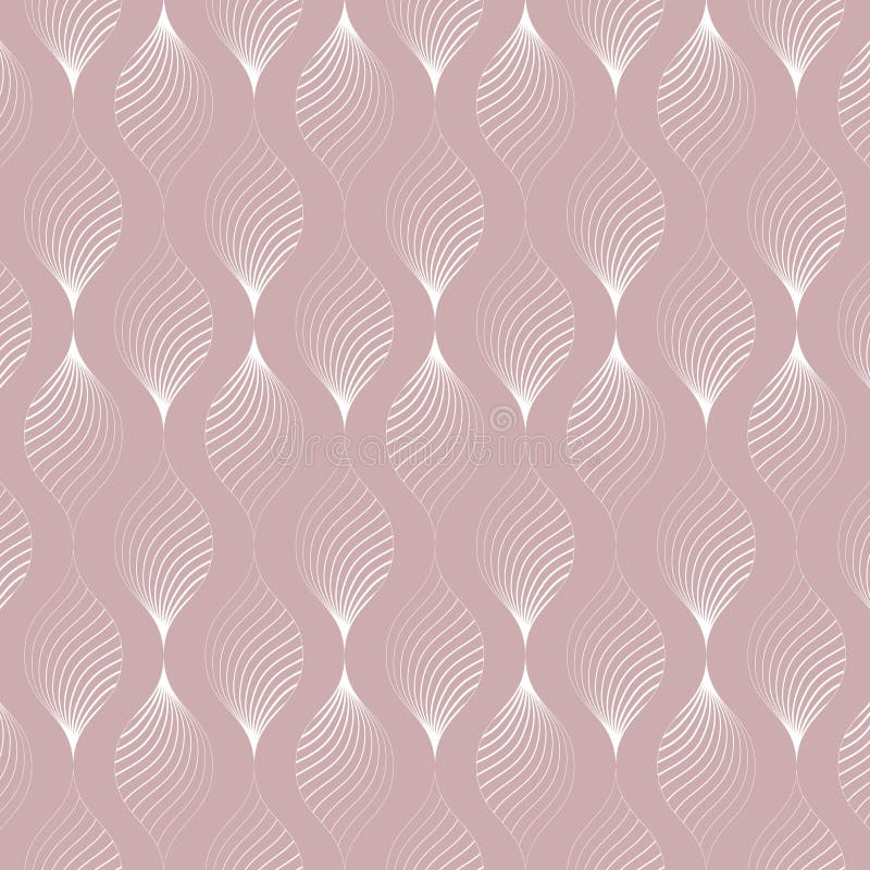 Abstract Linear Leaf or Flower on Garland Pattern. Pattern is Clean for ...