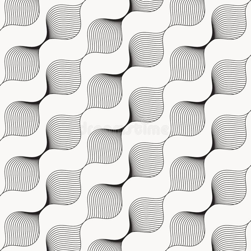 Abstract Linear Leaf or Flower on Garland Pattern. Pattern is Clean for ...