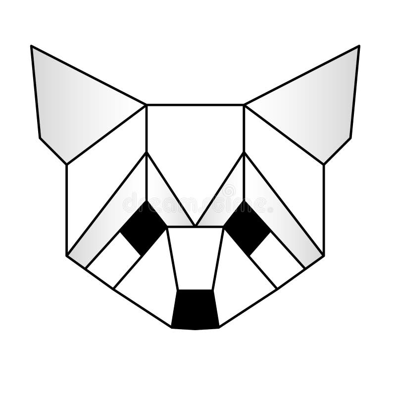 Abstract Linear Polygonal Head of a Fox. Vector. Geometric Animal ... Abstract Linear Polygonal Head of a Fox. Vector. Geometric Animal ...