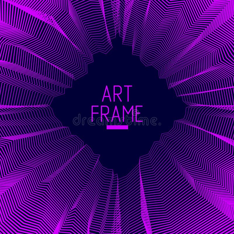 Abstract Linear Textured Vector Art Background for Design, Psych Stock ...