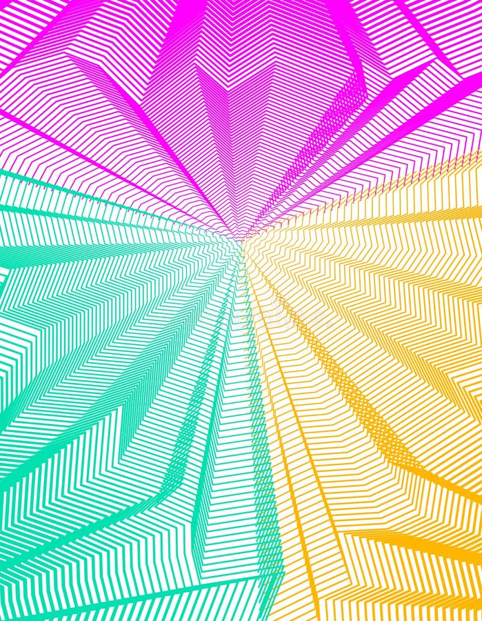 Abstract Linear Textured Vector Art Background for Design, Psych Stock ...