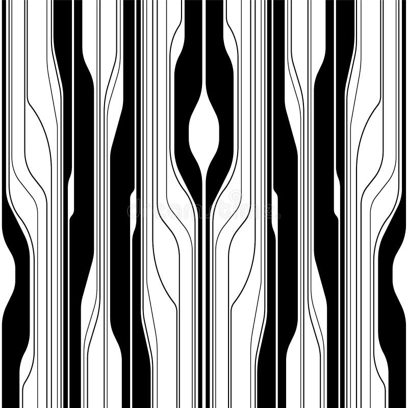Abstract Linear Vertical Stripe Stock Vector - Illustration of hand ...