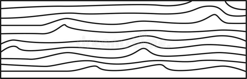 Abstract Lined Rectangle Shape Stock Illustration - Illustration of ...