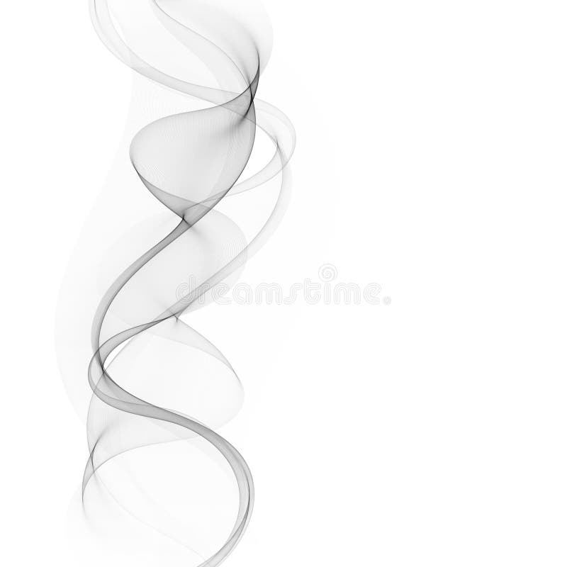 Abstract Lines Background .Composition of Curved Lines Stock Vector ...