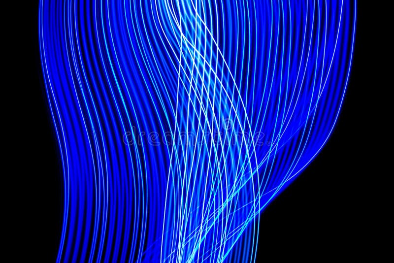 Abstract Lines of Blue and Blue Colors Stock Illustration ...