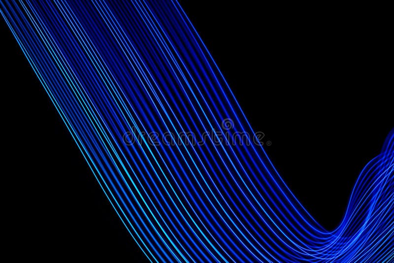 Abstract Lines of Blue and Blue Colors Stock Illustration ...