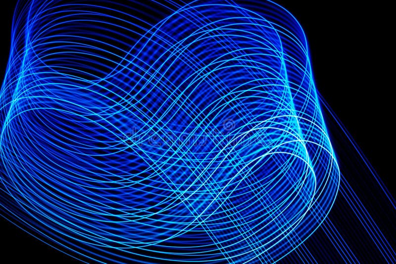 Abstract Lines of Blue and Blue Colors Stock Illustration ...