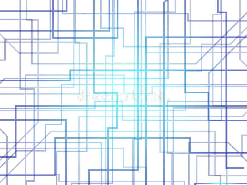 Abstract Lines Circuit Lights Technology Concept Stock Vector ...