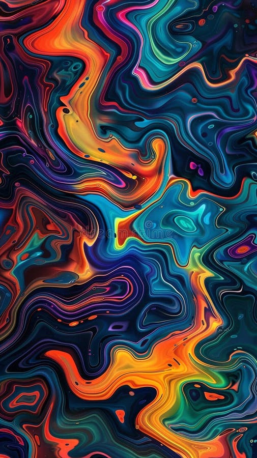 Abstract Lines and Colors Creating a Captivating Backdrop Stock ...