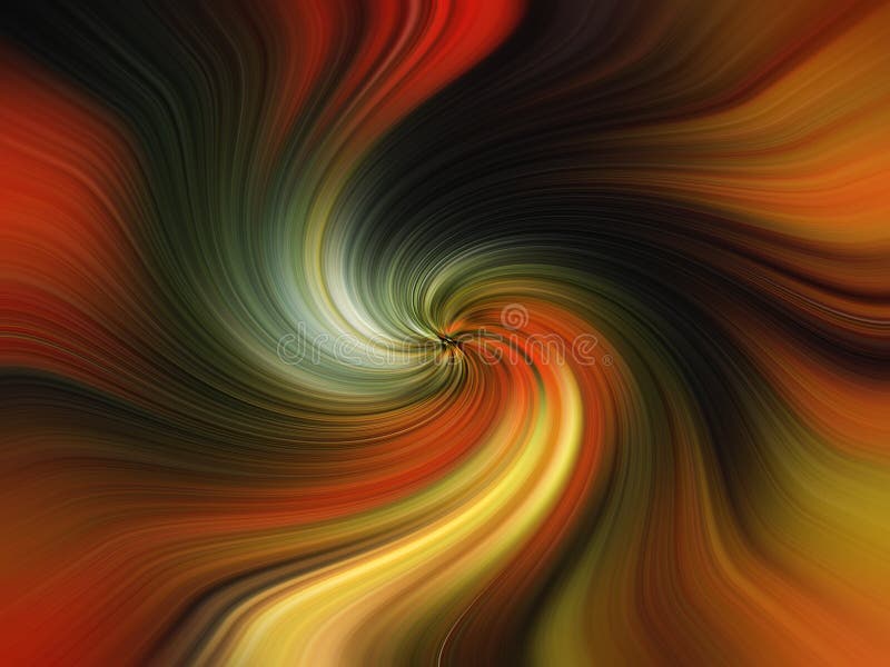 Abstract, Lines and Colors Twisting, Graphic Art Stock Illustration ...