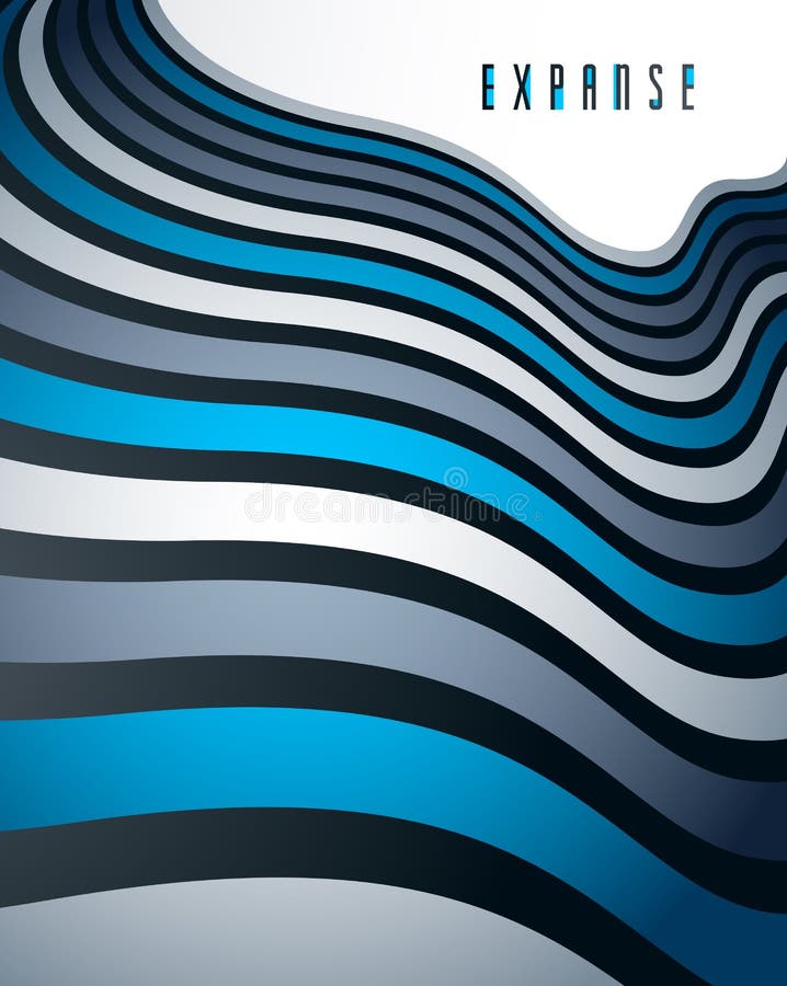 Abstract Lines in 3D Dimensional Perspective Abstract Vector Background ...