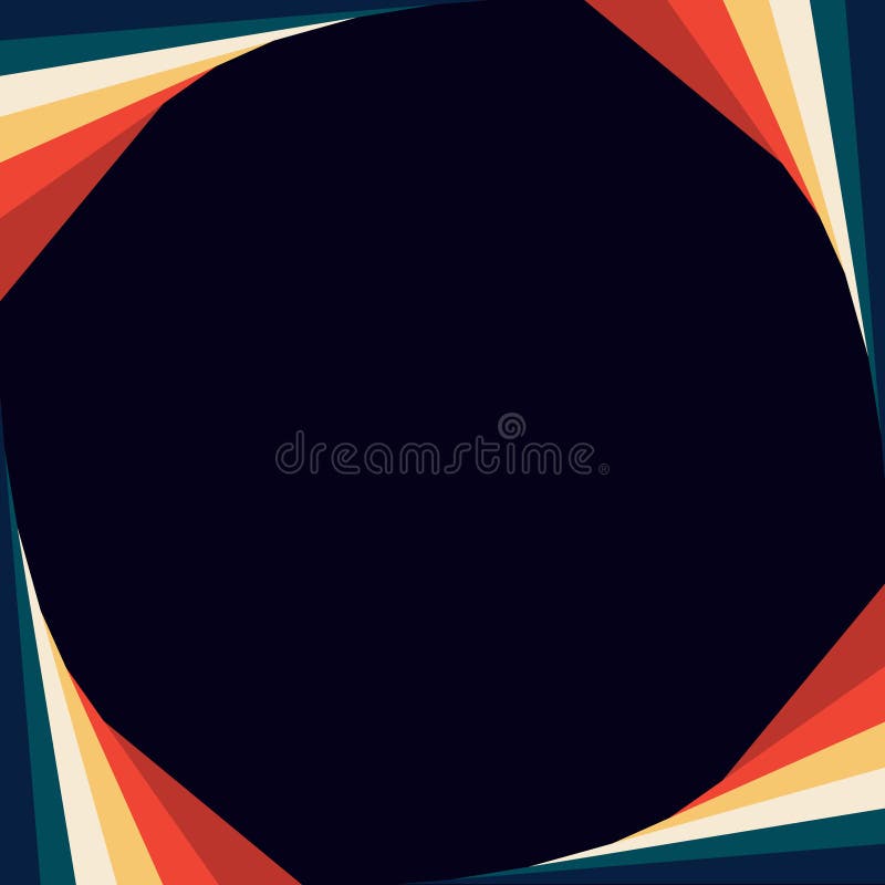 Abstract Lines Different Colors and Forms Circle Stock Vector ...