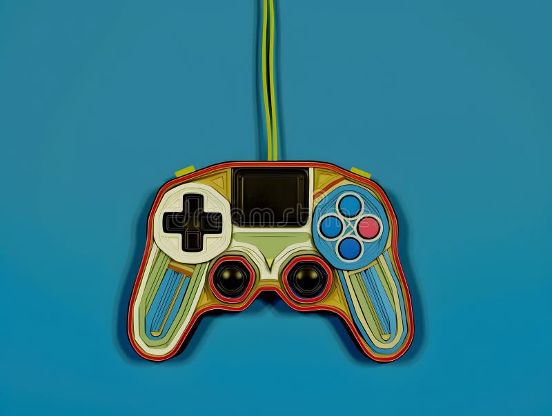 Video Game Controller Drawing