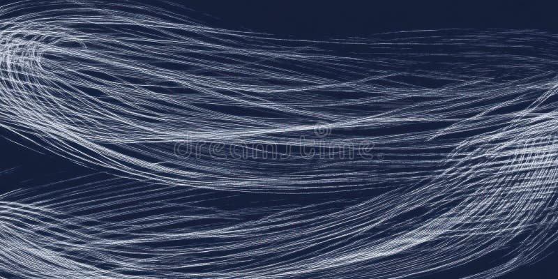 Abstract Lines with Dynamic Wave Motion on Blue Background Stock Photo ...