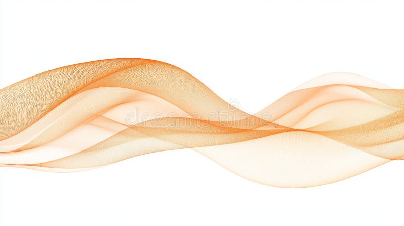 Abstract Lines Flow through a Modern Design on a White Background Where ...