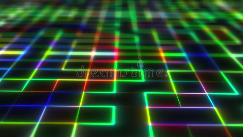 Abstract Lines Form Squares Stock Illustration - Illustration of ...