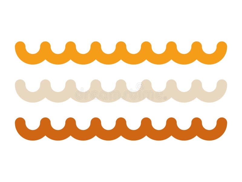 Abstract Lines Layered Wavy Geometric Flow Stock Illustration ...