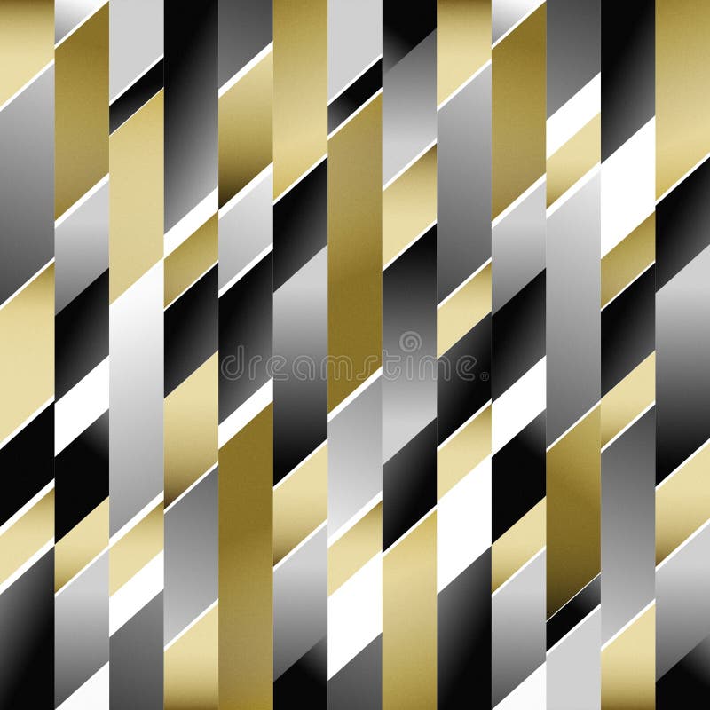 Abstract Of Lines With Luxury Style. Vector Gold And Silver Colors ...
