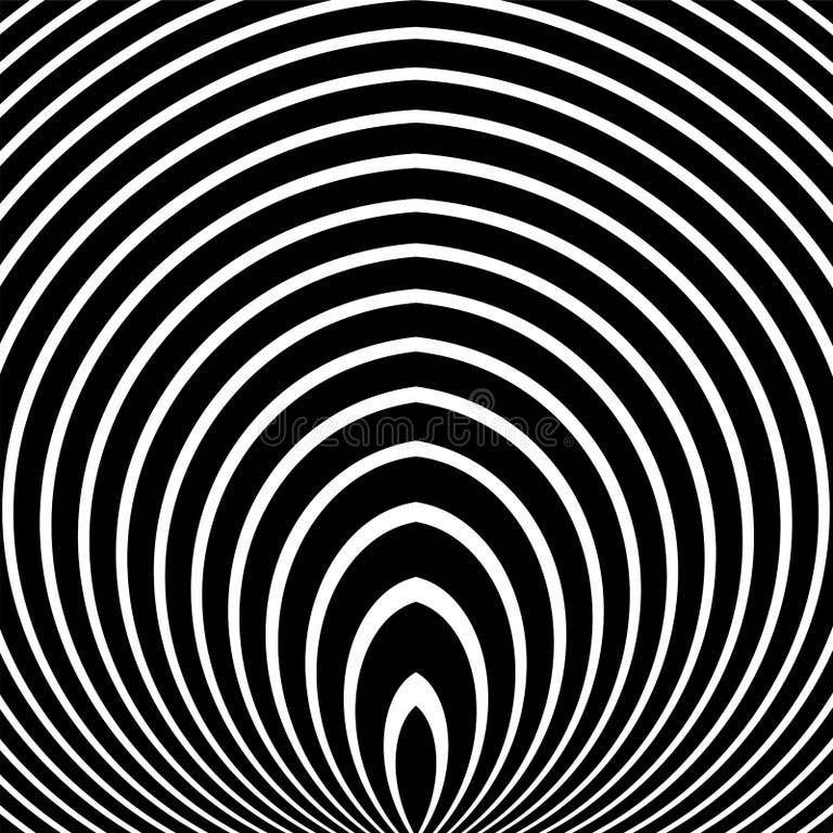 Abstract Lines Pattern with 3D Illusion Effect Stock Vector ...