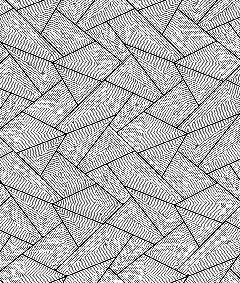 Abstract Lines Pattern - Line Art Stock Vector - Illustration of ...