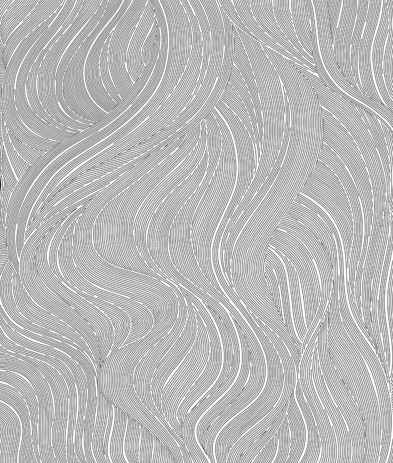 Abstract Lines Pattern - Line Art Stock Vector - Illustration of wave ...