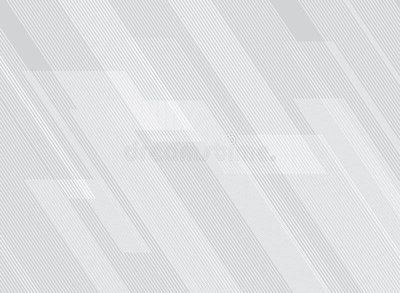 Abstract Lines Pattern Technology on White Gradients Background. Stock ...