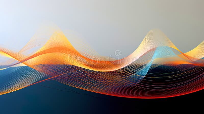 Abstract Lines and Points that Create a Visual Rhythm Stock ...