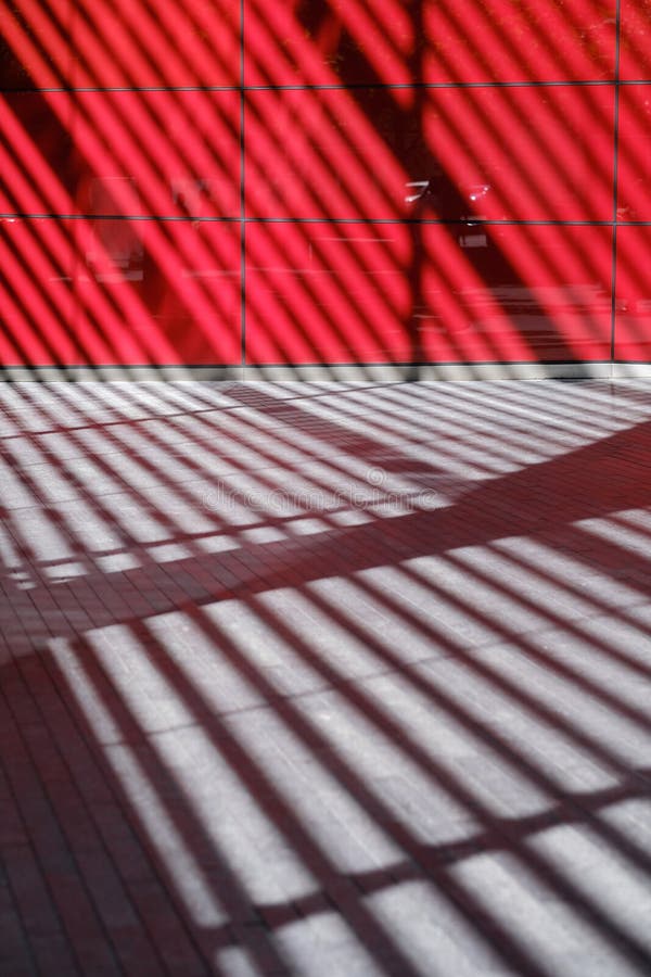 Abstract Lines of a Shadow of Architectural Elements Stock Image ...
